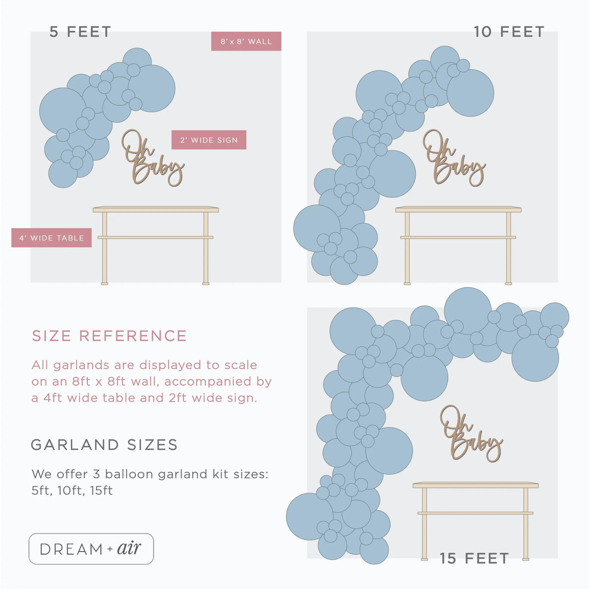 Deep Sea Balloon Arch - Dream Plus Air